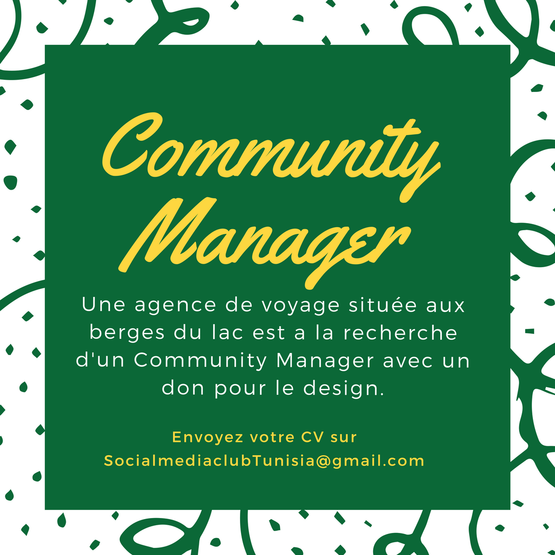 Offre d’emploi : un Community Manager – Offres d'emploi