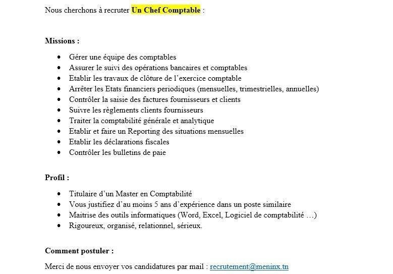 Meninx HOLDING /// recrute :: [offre d'emploi n°2 Mai] » Offres d'emplois