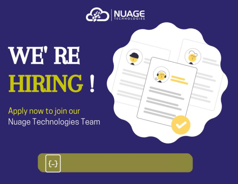 Nuage Technologies / recrute – Offres d'emploi