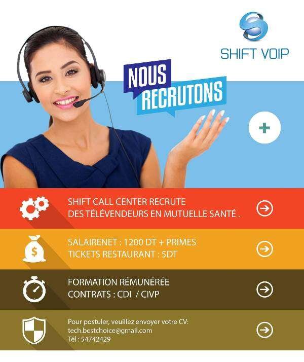 Shift Call Center / recrute – Offres d'emploi