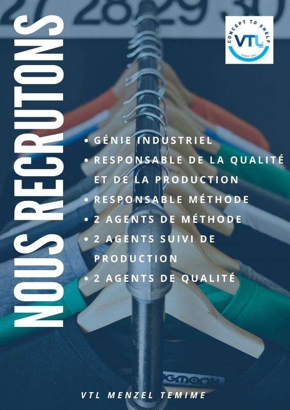 VTL Menzel Tamime / recrute [plusieurs profils] » Offres d'emplois