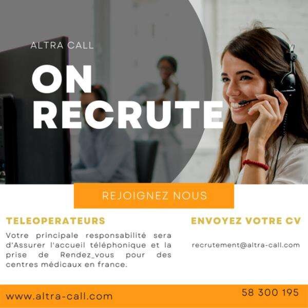 Altra Call / recrute » Offres d'emplois