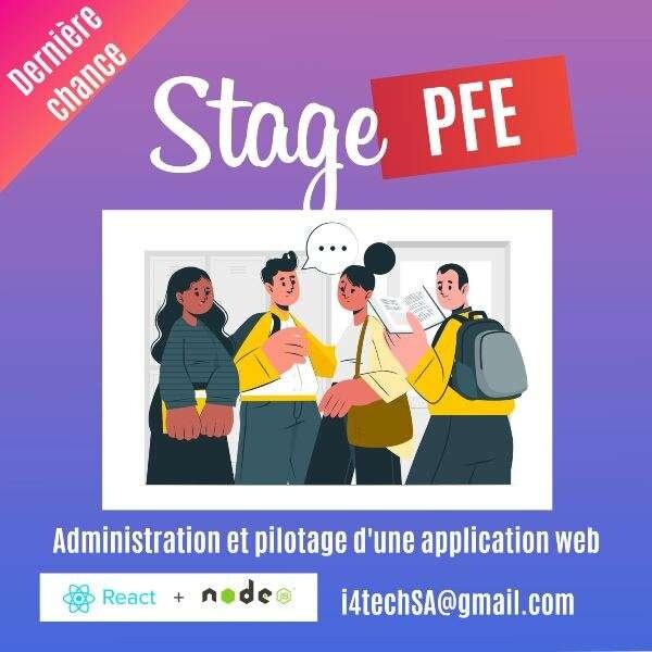 STAGE PFE » Offres d'emplois