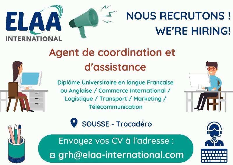 Elaa International / recrute [#job n°3] » Offres d'emploi