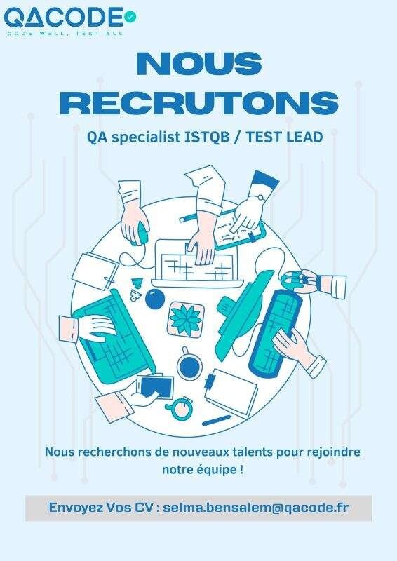 QACODE / recrute [en #𝑭𝒓𝒂𝒏𝒄𝒆] » Offres d'emplois