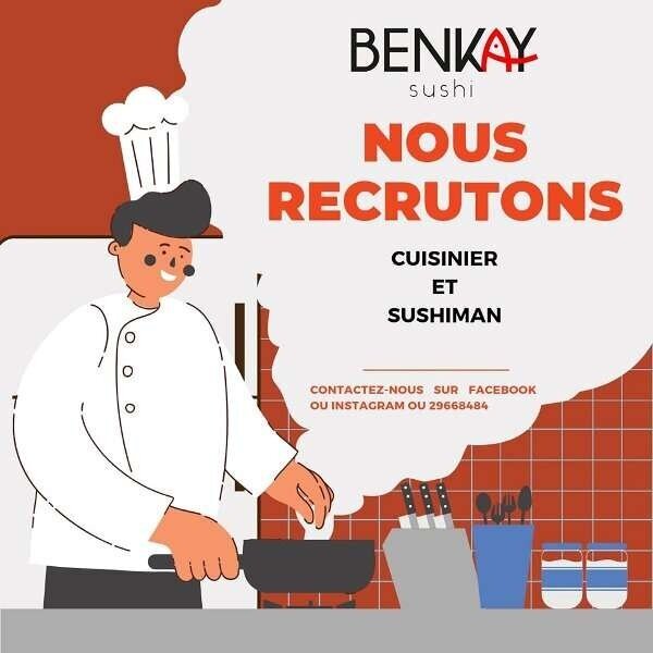 Benkay Sushi / recrute » Offres d'emplois