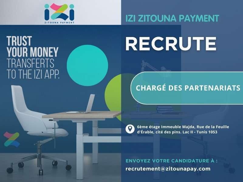 Zitouna Paiement / recrute – Offres d'emploi