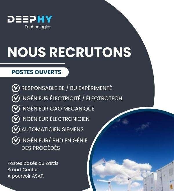 𝐃𝐄𝐄𝐏𝐇𝐘 𝐓𝐞𝐜𝐡𝐧𝐨𝐥𝐨𝐠𝐢𝐞𝐬 / recrute [𝐝𝐞𝐬 𝐢𝐧𝐠𝐞́𝐧𝐢𝐞𝐮𝐫𝐬 𝐞𝐭 𝐝𝐞 𝐭𝐞𝐜𝐡𝐧𝐢𝐜𝐢𝐞𝐧𝐬] – Offres d'emploi