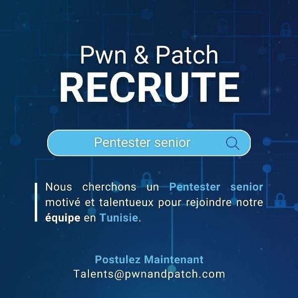 Pwn & Patch / recrute » Offres d'emplois