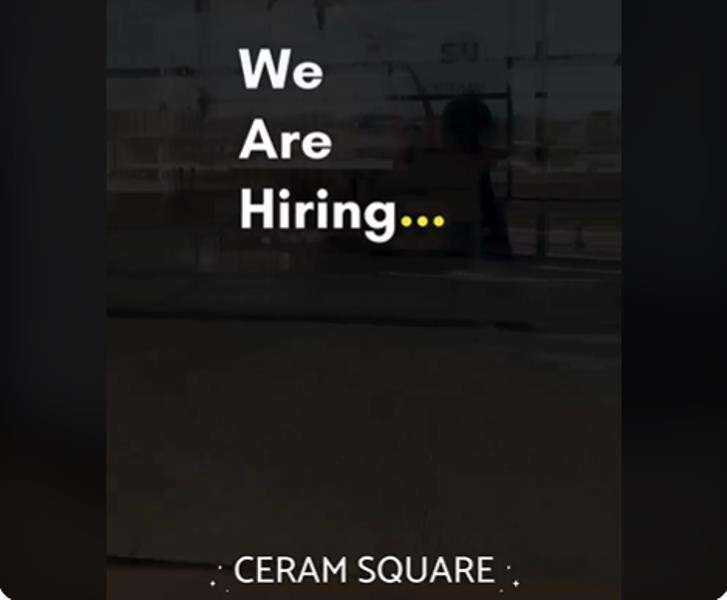 CERAM SQUARE / IS HIRING – Offres d'emploi